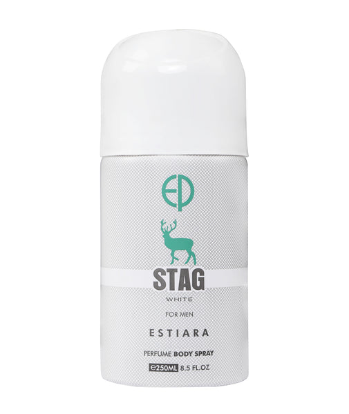 Estiara Stag White For Men Perfume Body Spray 250ML – Armaf India
